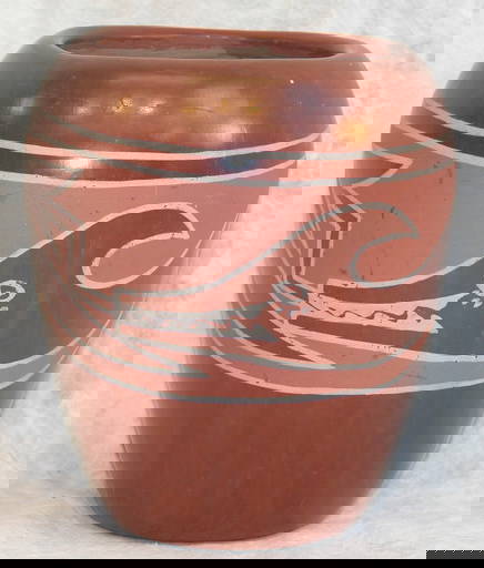 Native American Redware Jar.