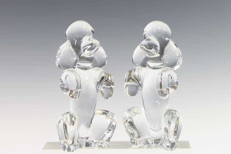 Sevres Crystal Poodles (#0061) on Apr 27, 2022 | Alderfer Auction in PA