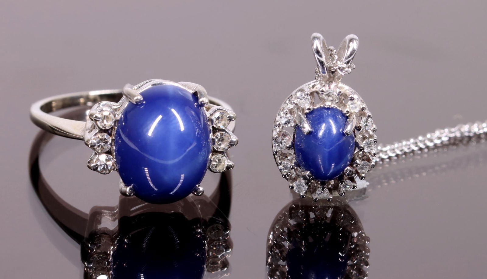 Gold Linde Star Sapphire Diamond Pendant Ring - Jul 14, 2022 | Alderfer ...