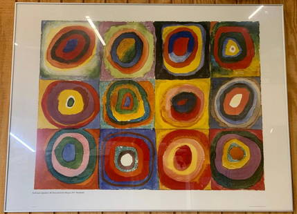 Wassily Kandinsky Print In Colors