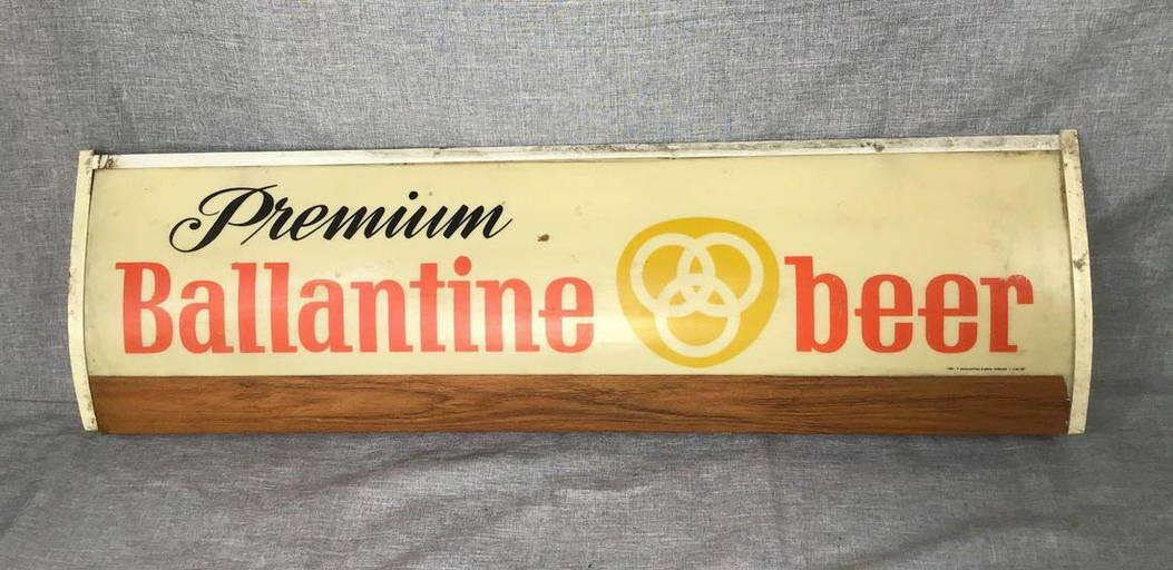 Ballantine Premium Beer Sign - Oct 27, 2022 | Alderfer Auction in PA