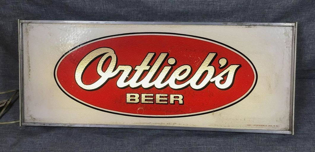 Ortlieb's Beer Sign