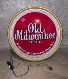 Old Milwaukee Beer Sign