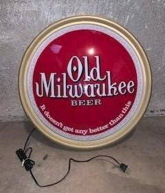Old Milwaukee Beer Sign