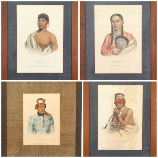 Early 19th Century Native American Lithographs (#6148) on Jan 19, 2023 ...