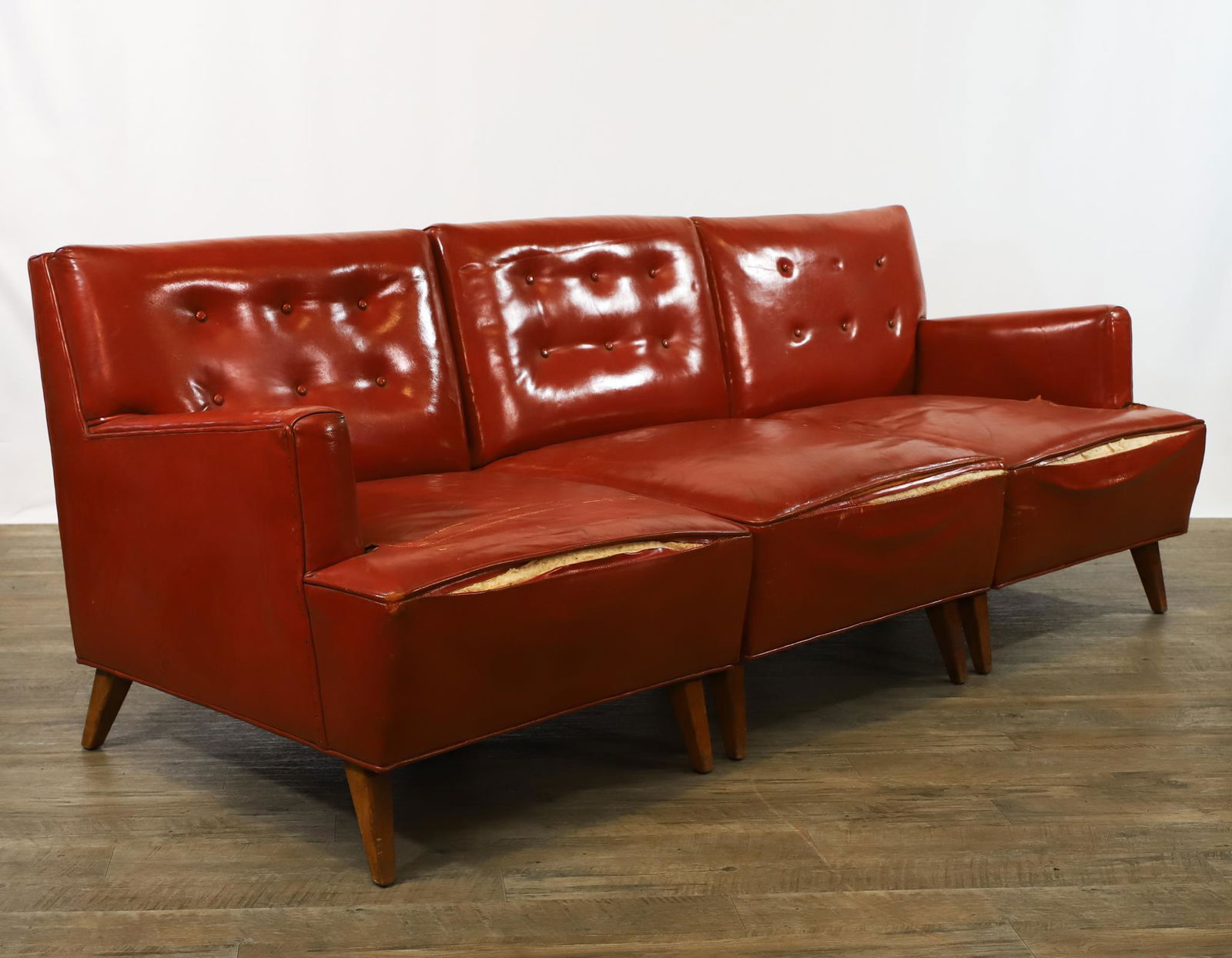 Vinyl Modular Sofa