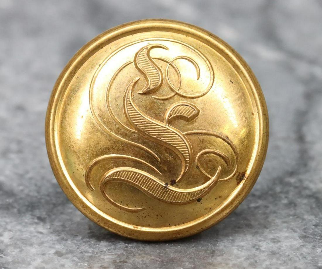 Confederate Engineer Coat Button