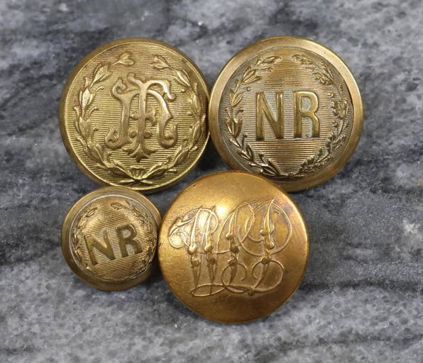 Collection Of Washington Dc Militia Buttons