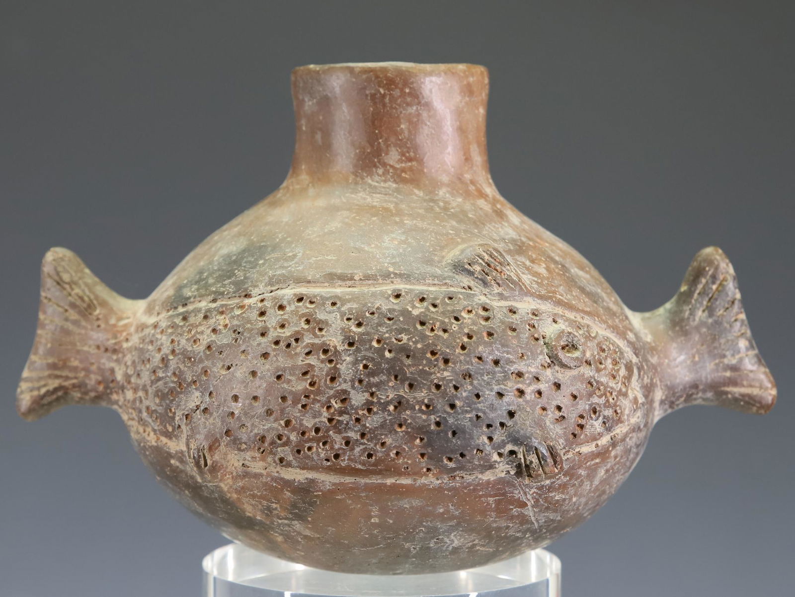 Chinese Pottery Fish Jar