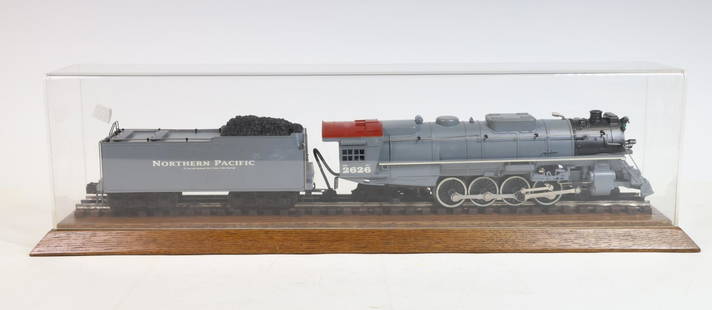 Hartland Locomotive Works Locomotive Engine And Tender In Display Case