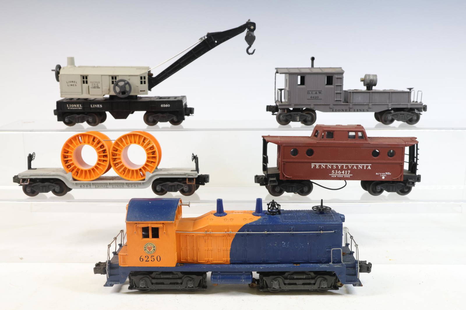 Lionel Diesel Engine And Cars Auction