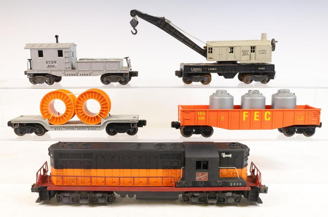Lionel Diesel Engine And Cars Auction