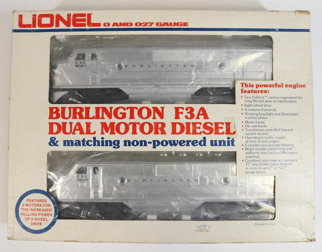Lionel Diesel Engine Set Auction