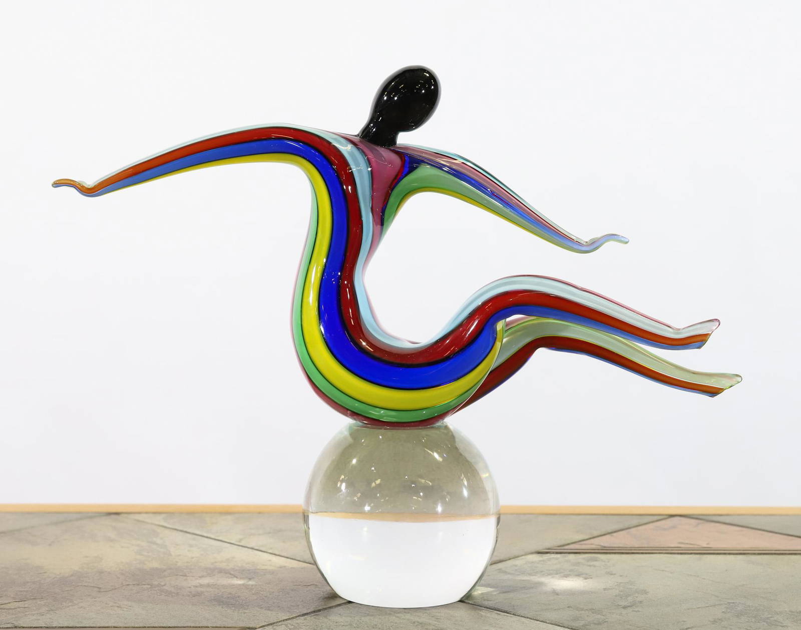 Formia Murano Art Glass Sculpture Auction