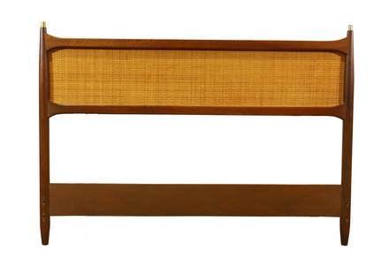 Antique Double Brass Bed Frame With Rails