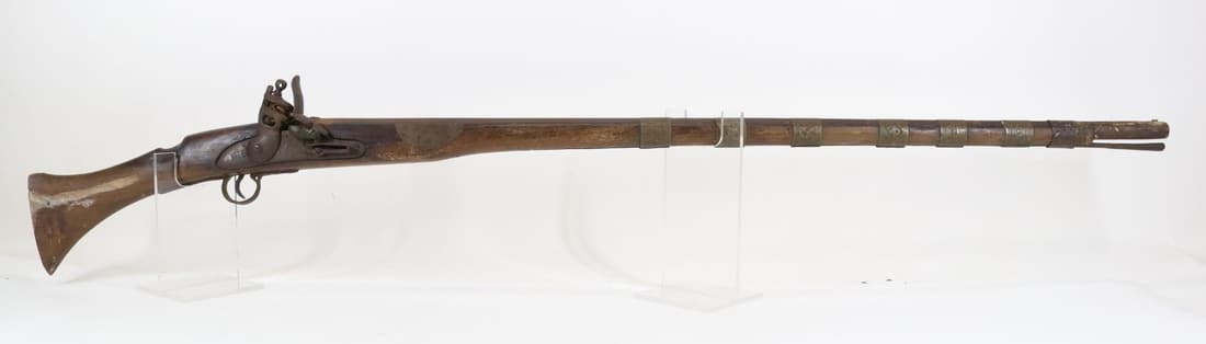 Unique Arabic/springfield Miquelet Style Flintlock Musket Auction