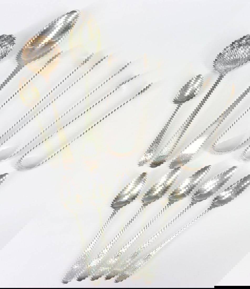 Georgian British Sterling Silver Flatware Auction