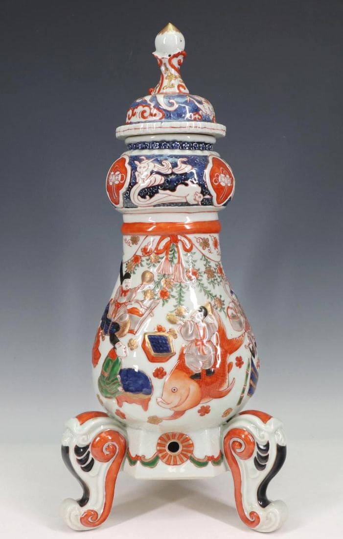 Japanese Imari Coffee Pot Auction