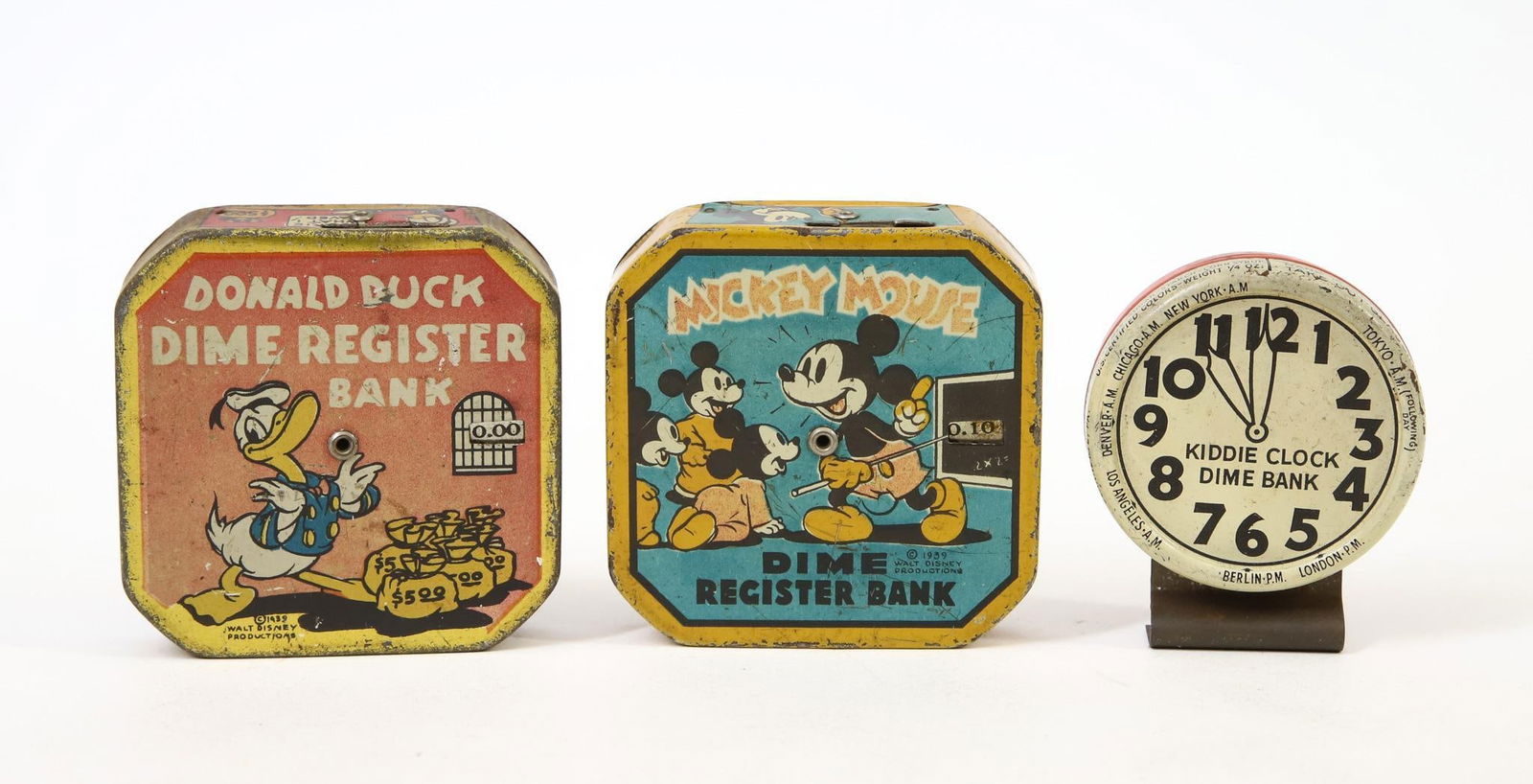 Walt Disney Dime Register Banks Auction