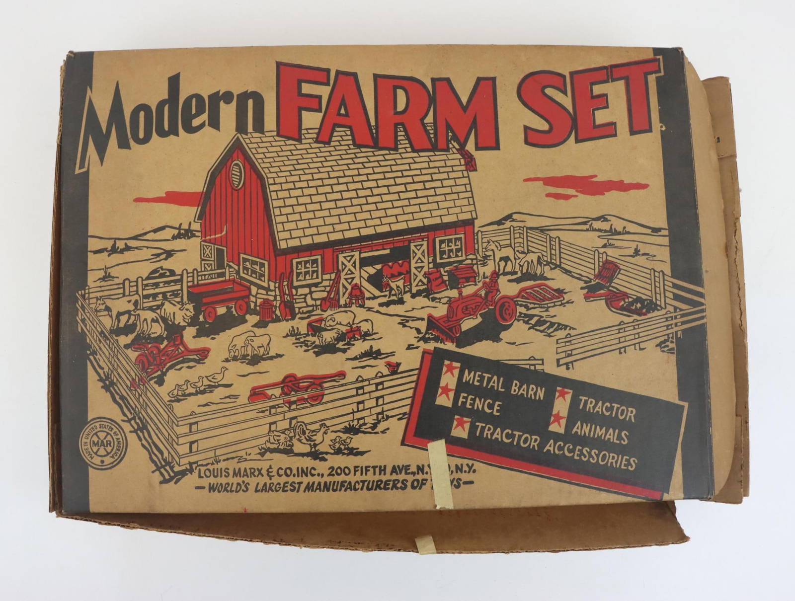 Louis Marx Modern Farm Set Auction