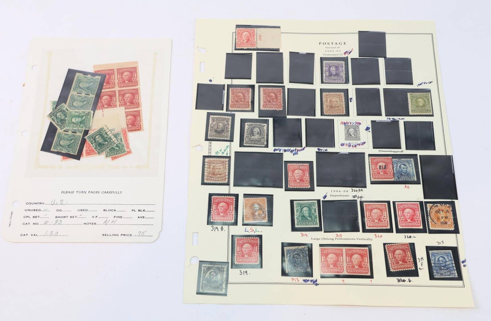 Us Stamps 1902-1908 Issues Auction