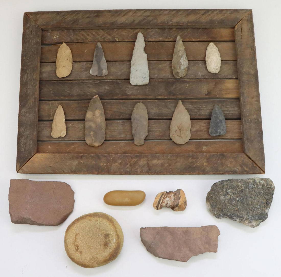 Native America Stone Tools & Artifacts Auction