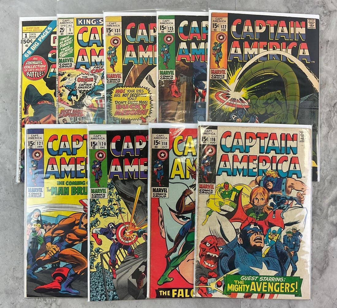 Captain American Comics Auction