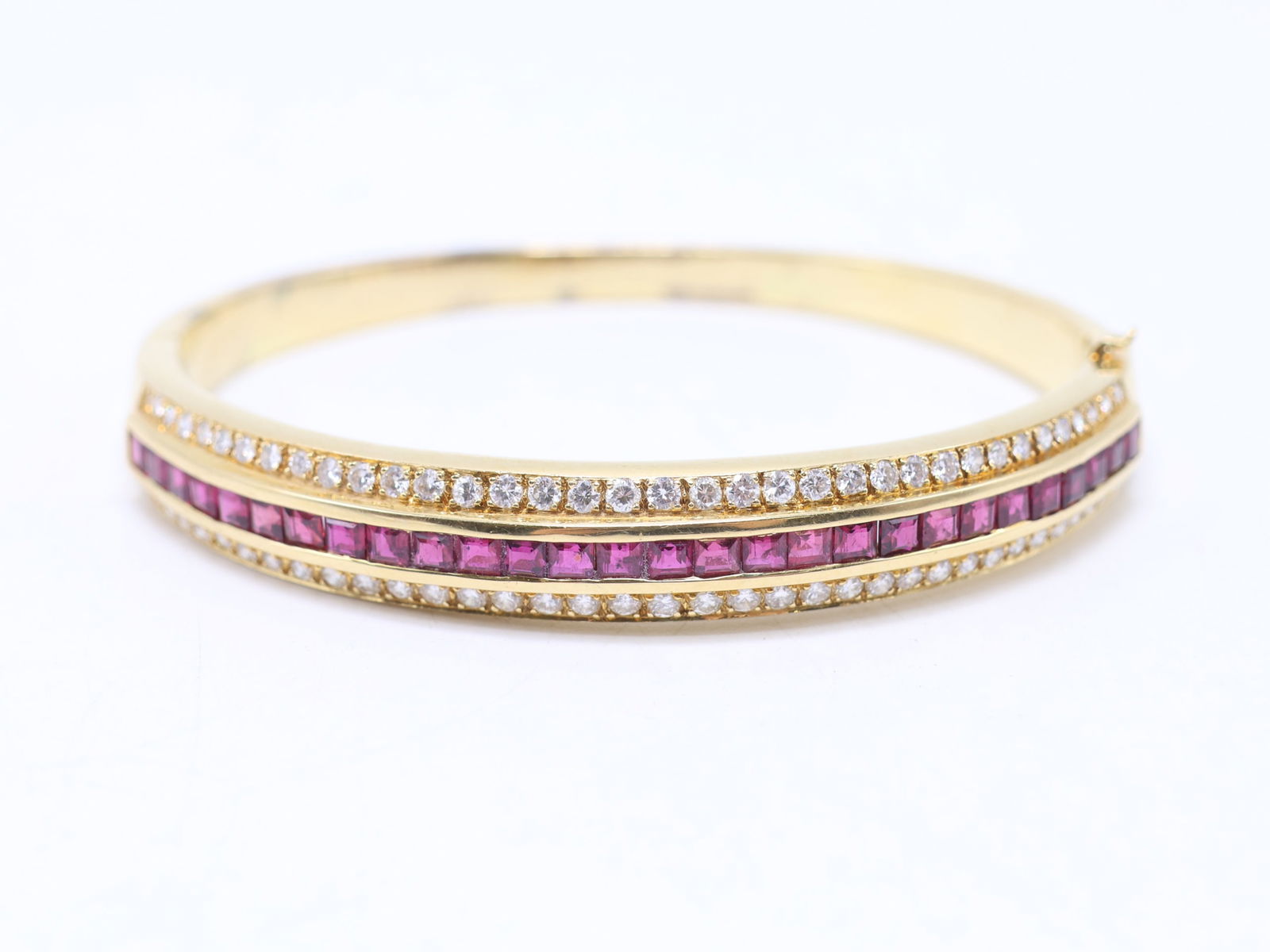 14k Yg Ruby And Diamond Bracelet - May 29, 2025 | Alderfer Auction In Pa