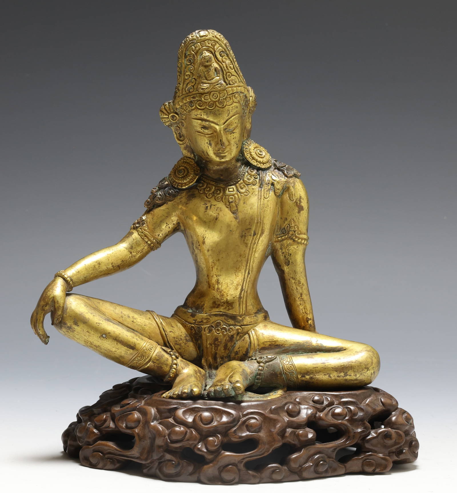 Bronze Sculpture Of Indra Auction