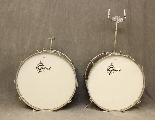 Pair Of 26" Gretsch Bass Drums With Octagon "drum