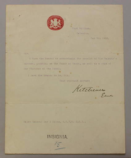 Lord Kitchener Autograph