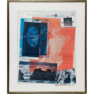 Robert Rauschenberg, Signed "core Poster" 1965