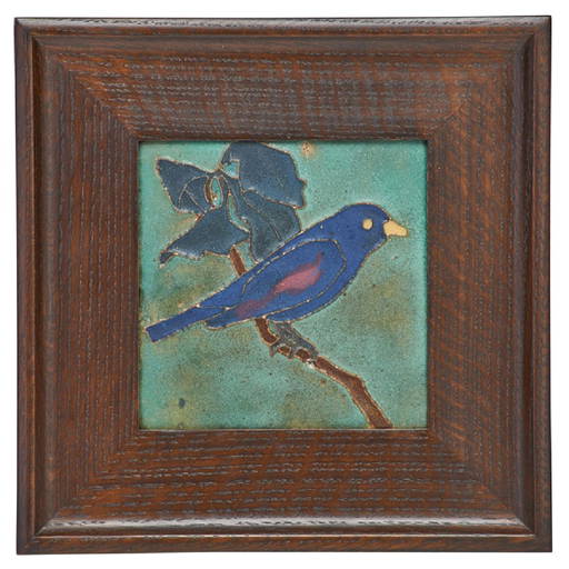 Van Briggle Bluebird Tile