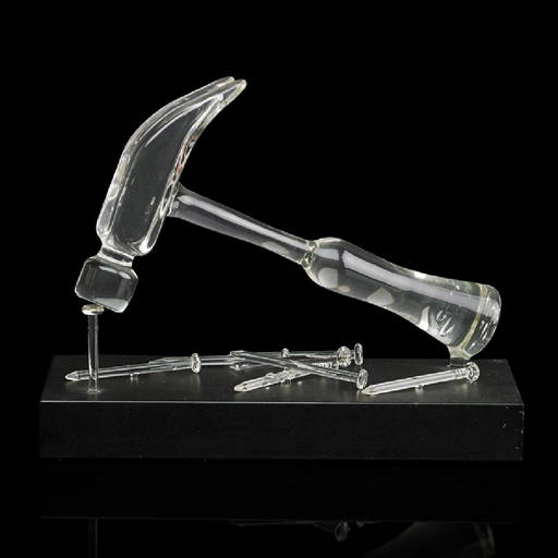Hans Frabel Glass Sculpture