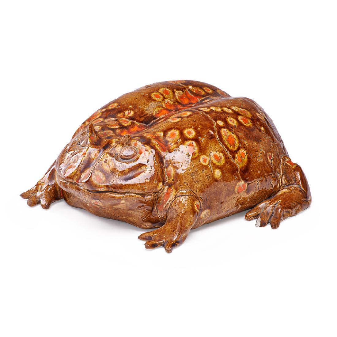 DAVID GILHOOLY Frog sculpture