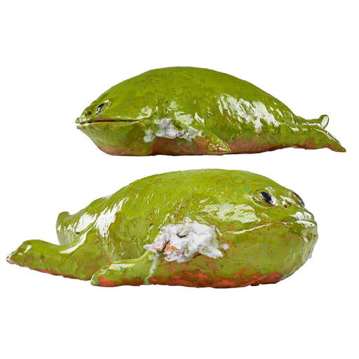 David Gilhooly Two Primitive Frogs