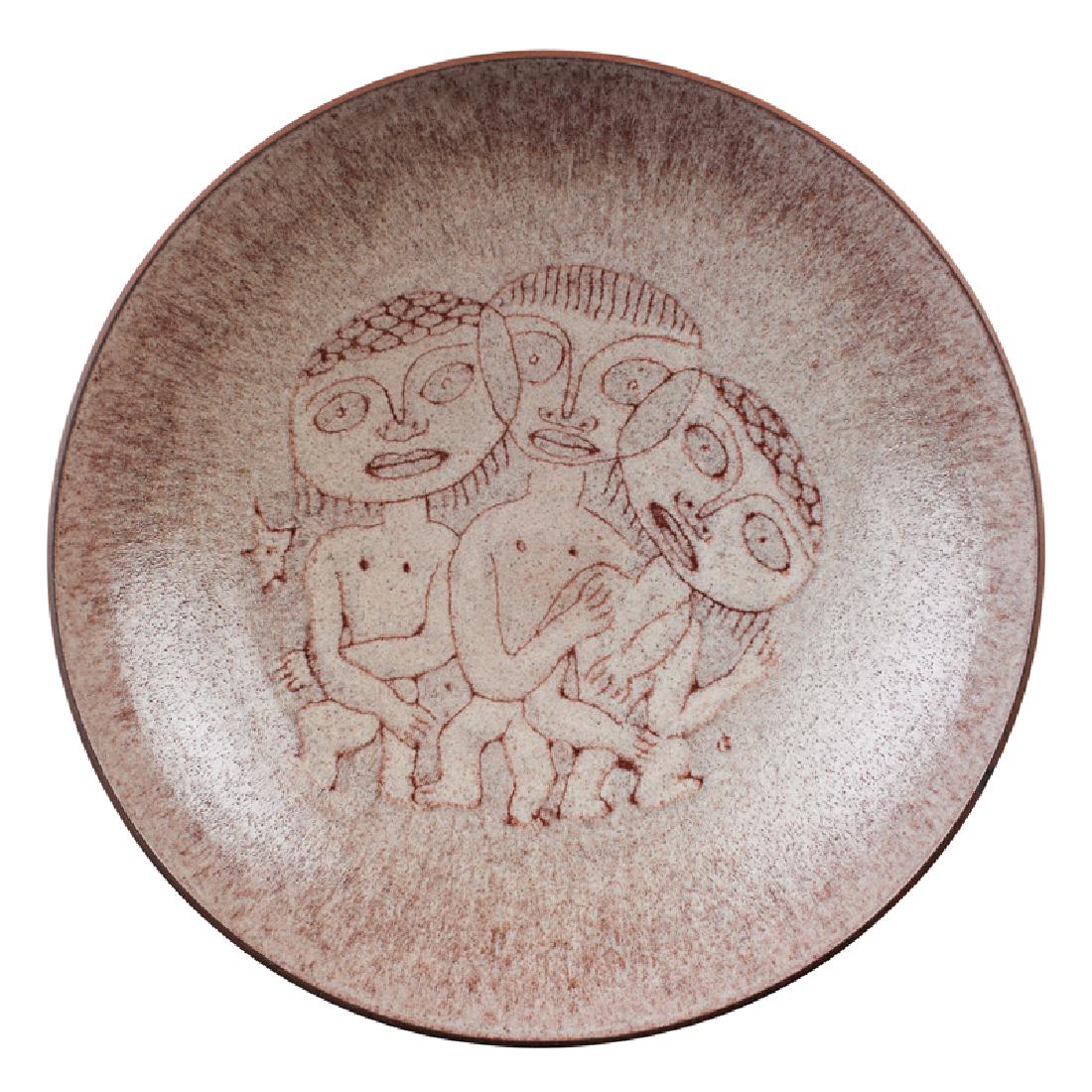 EDWIN AND MARY SCHEIER Small plate