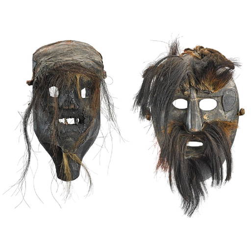 Himalayan Masks, Nepal Or Tibet