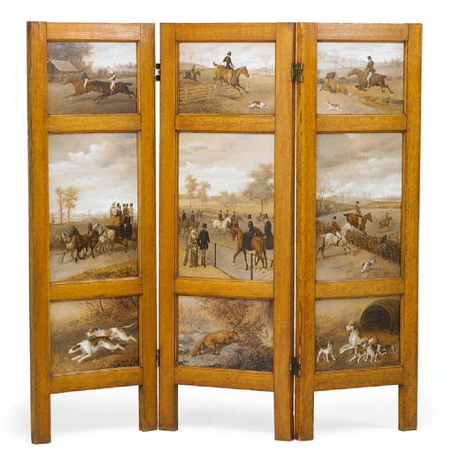 William H. Wheelwright Three Panel Screen