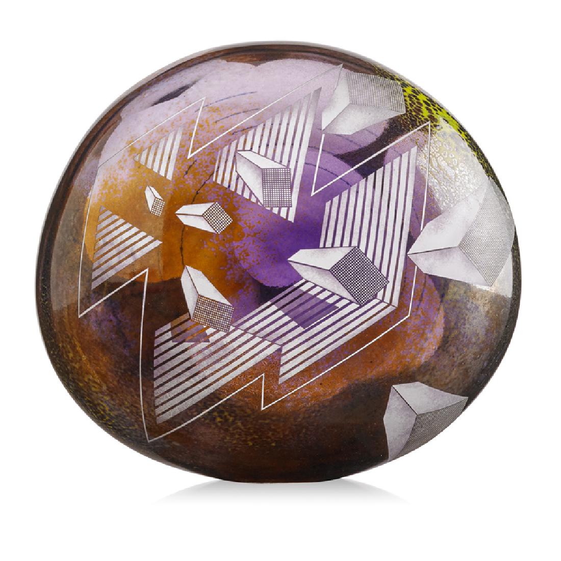 DAVID SCHWARZ Glass sculpture