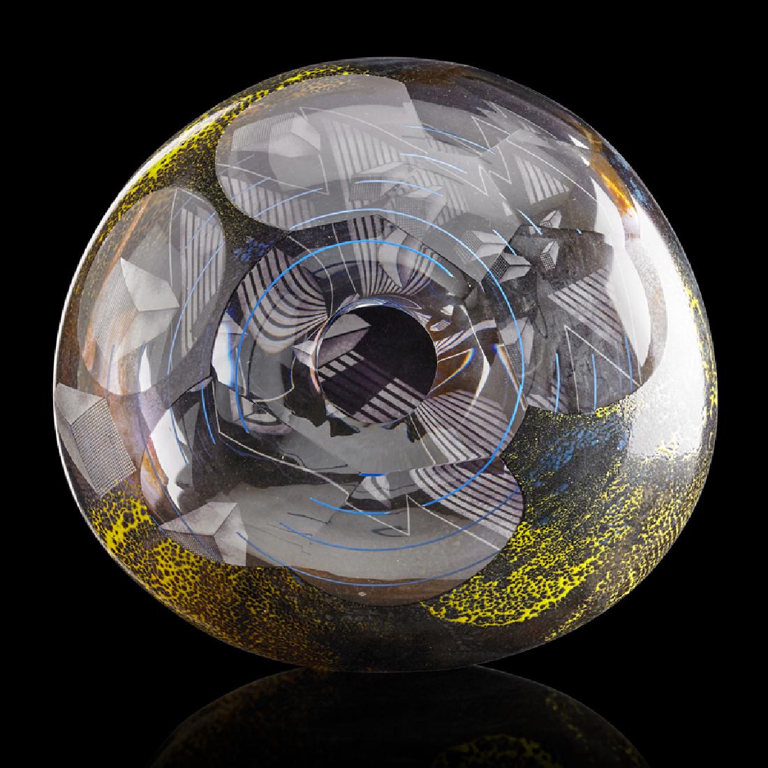 DAVID SCHWARZ Glass sculpture