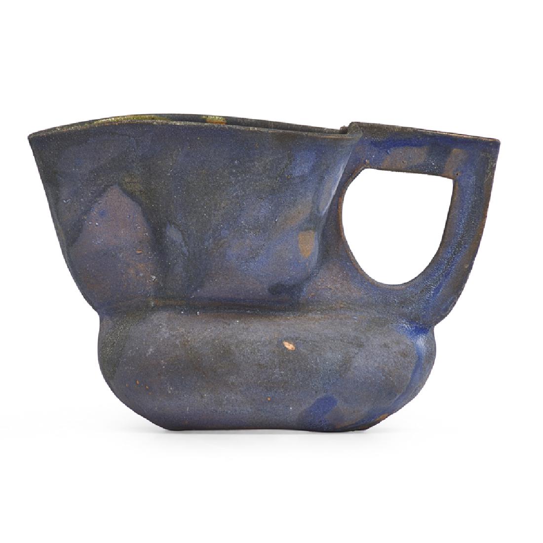 GEORGE OHR Pitcher with cut-out handle - May 18, 2019 | Rago Arts and ...