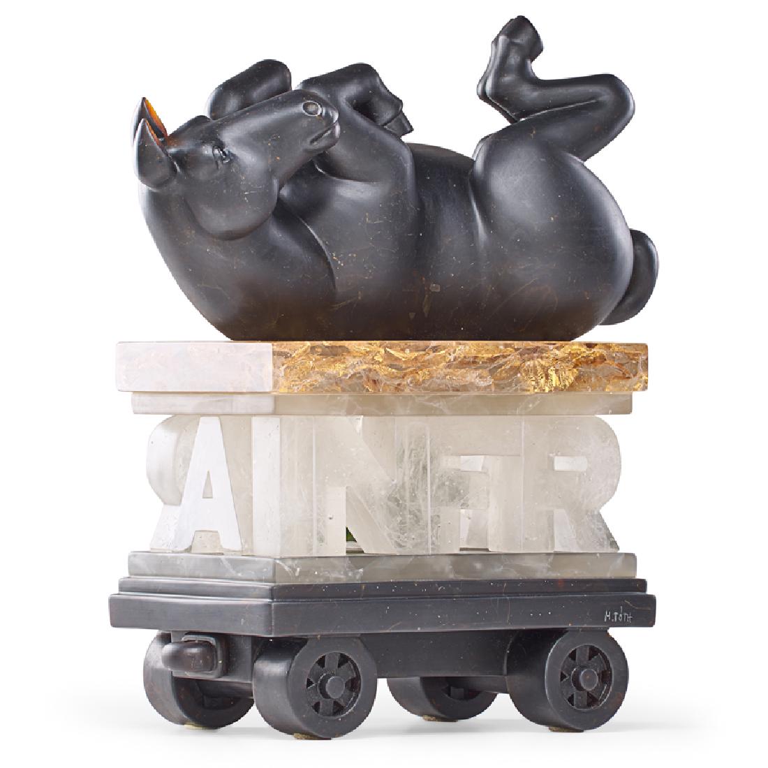 MARGIT TOTH Large glass sculpture - May 19, 2019 | Rago Arts and ...