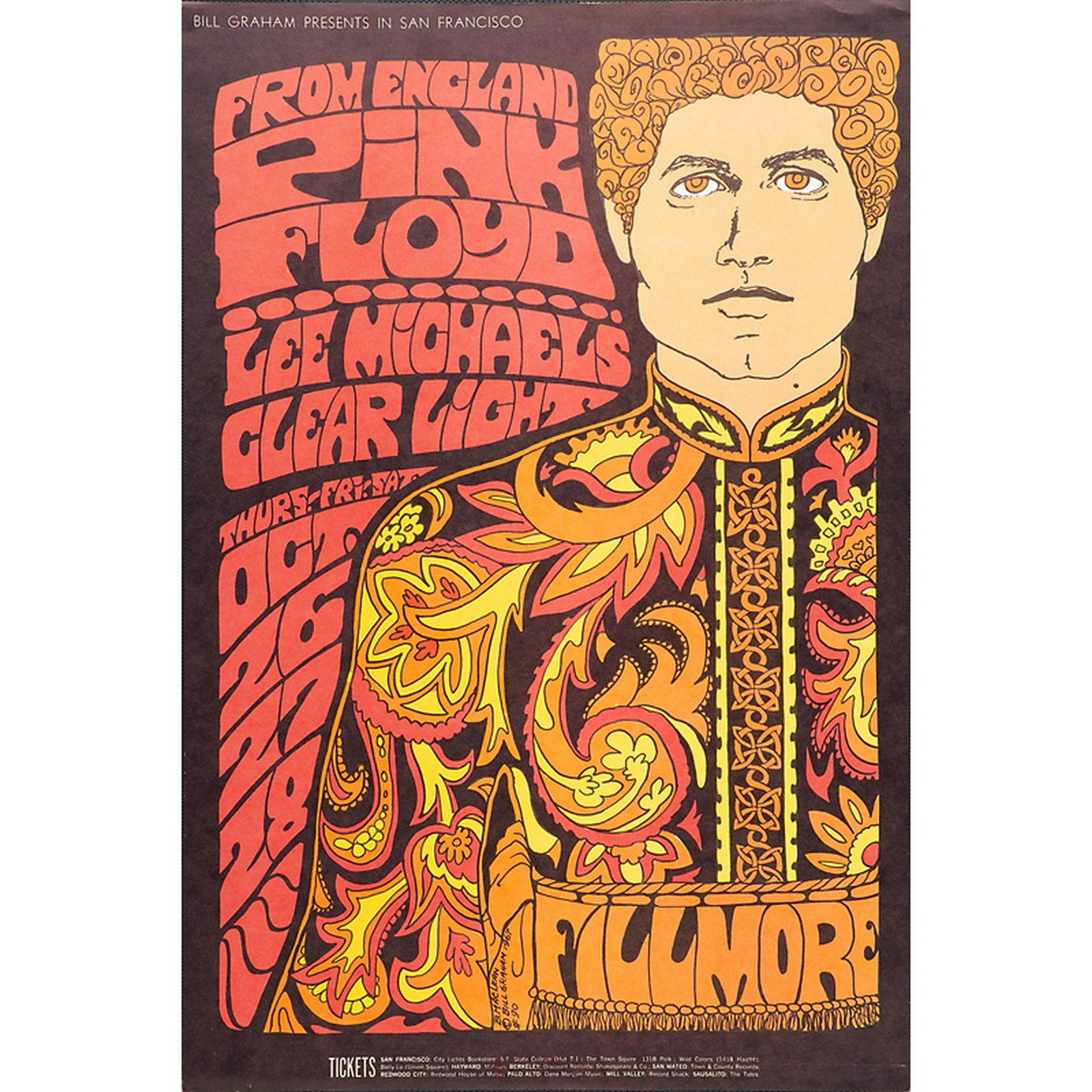 BILL GRAHAM PRESENTS CONCERT POSTERS - Aug 24, 2019 | Rago Arts and ...