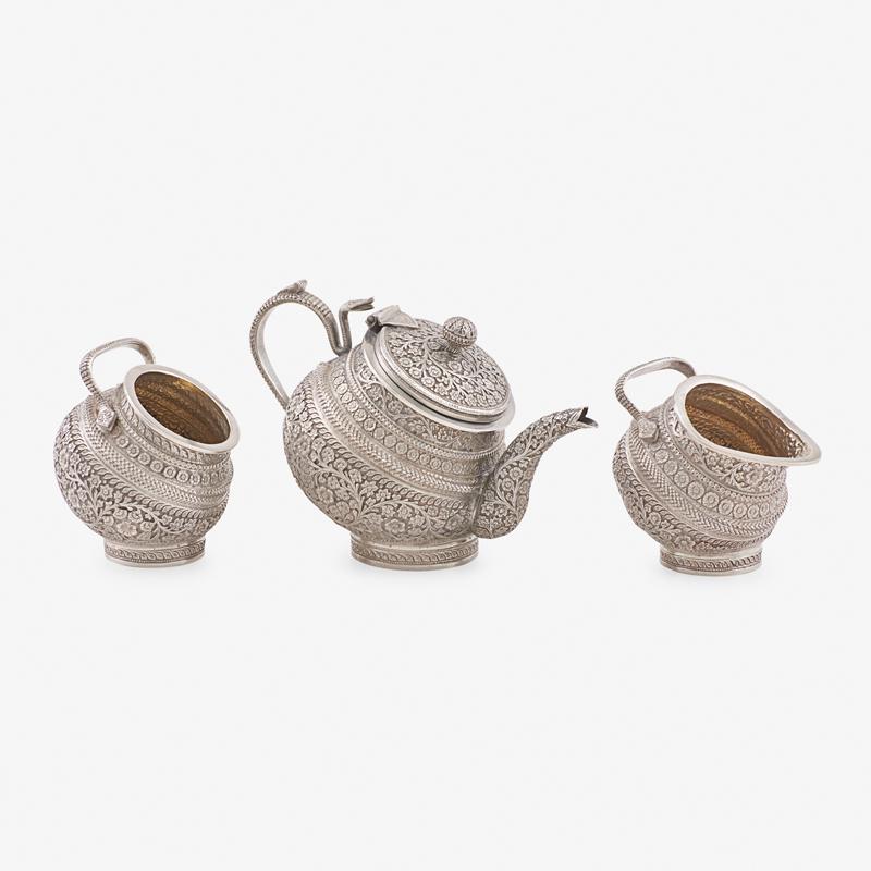 INDIAN SILVER TEA SERVICE - Oct 18, 2019 | Rago Arts and Auction Center ...