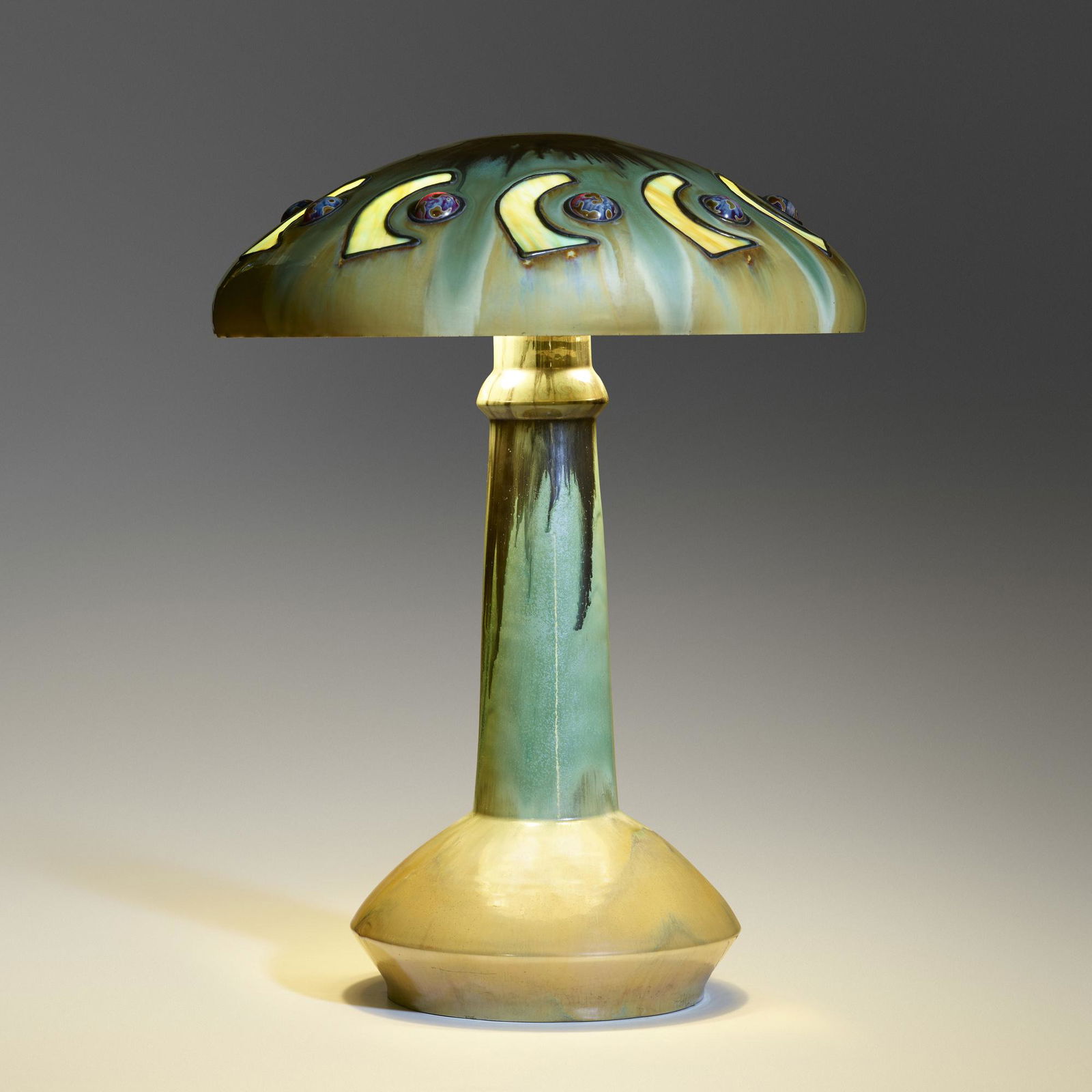 Fulper Pottery, Rare and Early Vasekraft lamp - Nov 22, 2019 | Rago ...
