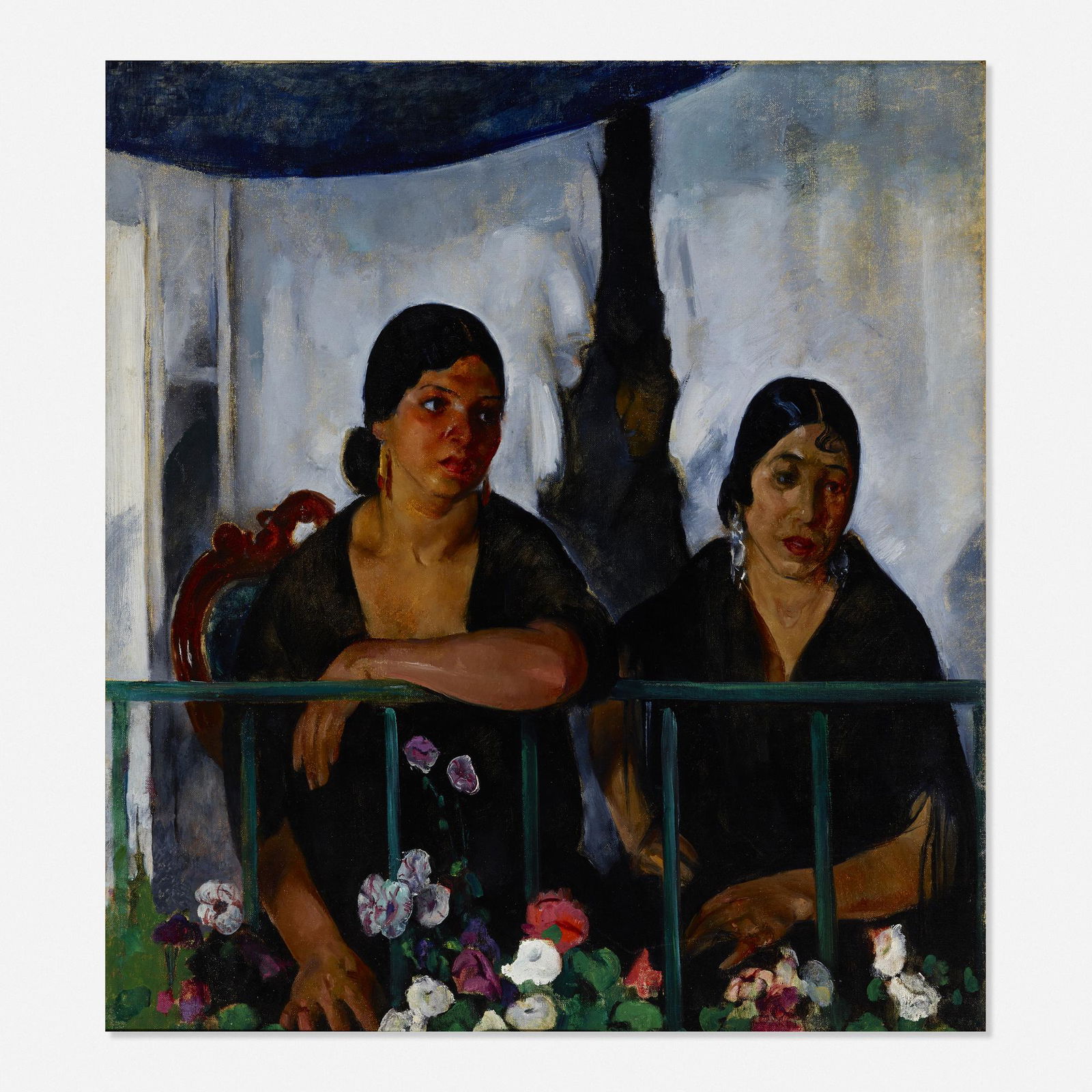 Martha Walter, Two Women on a Balcony - Jun 26, 2020 | Rago Arts and ...
