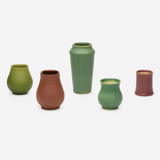 Fhr Fred Robertson Los Angeles, Five Vases