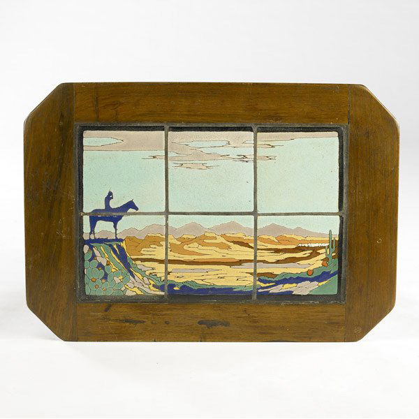 TAYLOR TILERY Table with Native American - Sep 26, 2009 | Rago Arts and ...