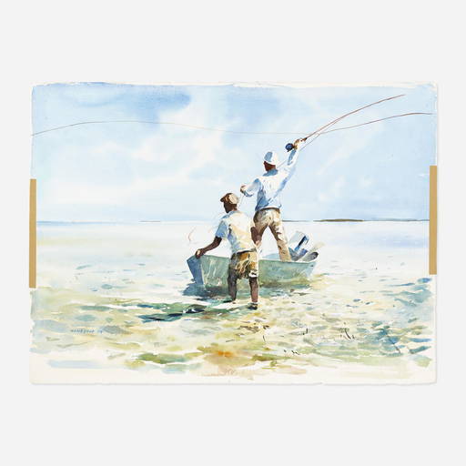 Chet Reneson, Casting to Bonefish (Bahamas) - Apr 14, 2021 | Rago Arts ...